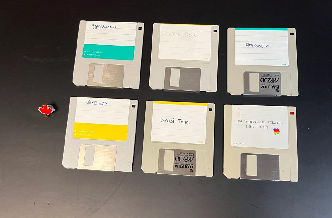Set of 6 - Pre-used Floppy Disks UNTESTED - Etsy