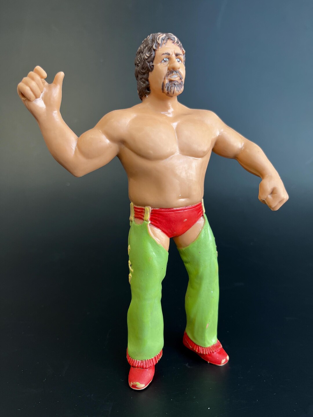 Vintage LJN Titan Sports - Terry Funk Rubber Wrestling Figure WWF 1980s ...
