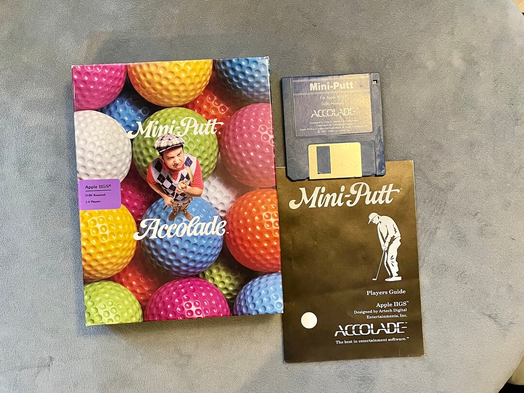 Apple IIGS - Retro Software Mini-putt by Accolade Apple IIGS - Untested ...