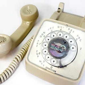 MCM Phone 1983 – Rotary Dial, Mid Century Postmodern Style – Vintage ...