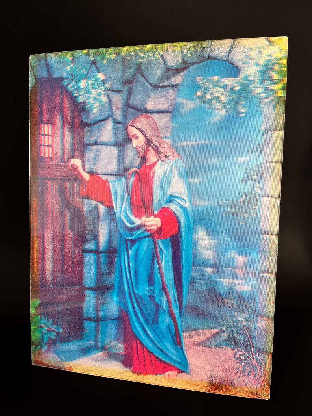 Holographic Jesus - Revelation 3:20, Behold, I Stand at the Door and ...