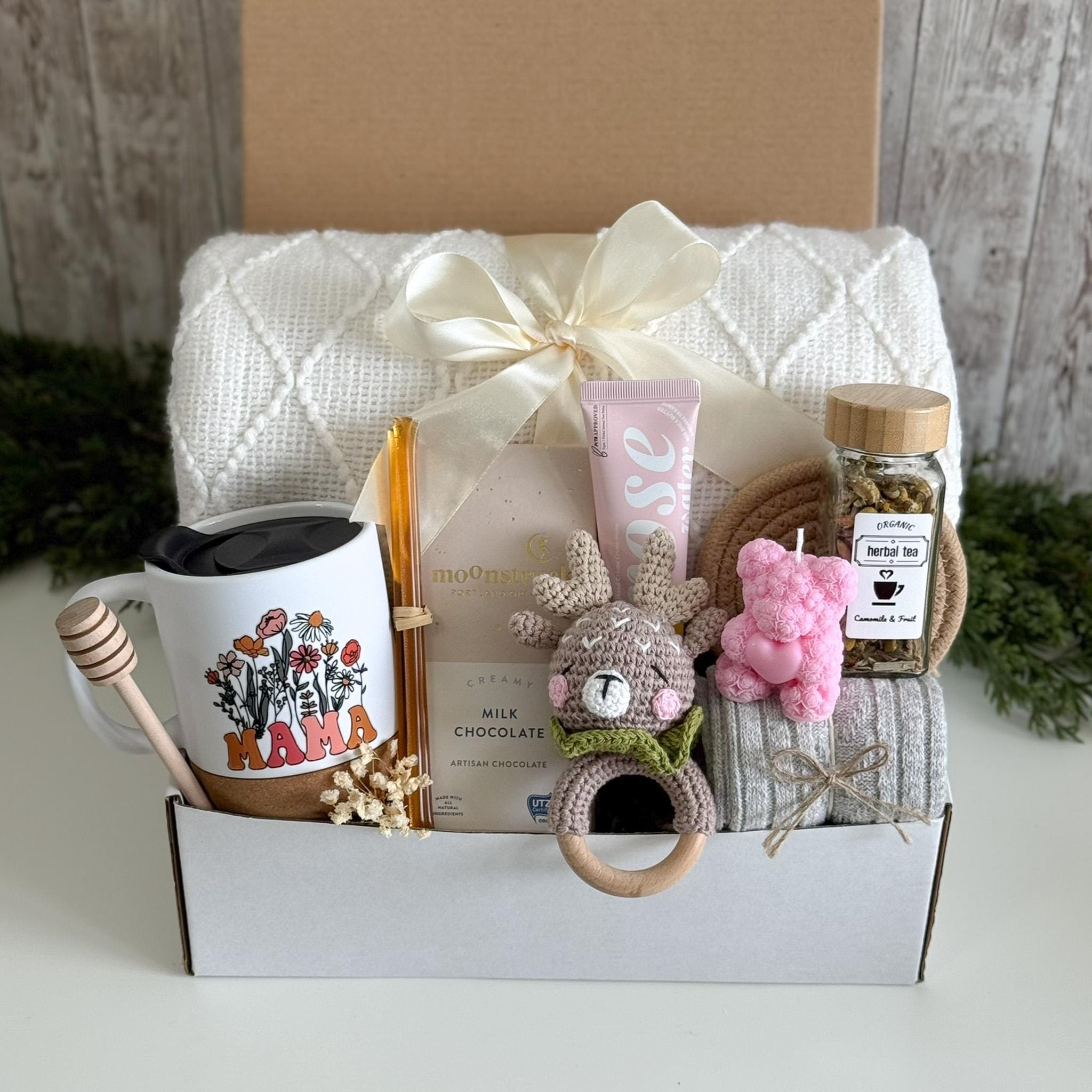 Mommy and Daddy Baby Gift Basket, Maternity Care Package, First Time ...