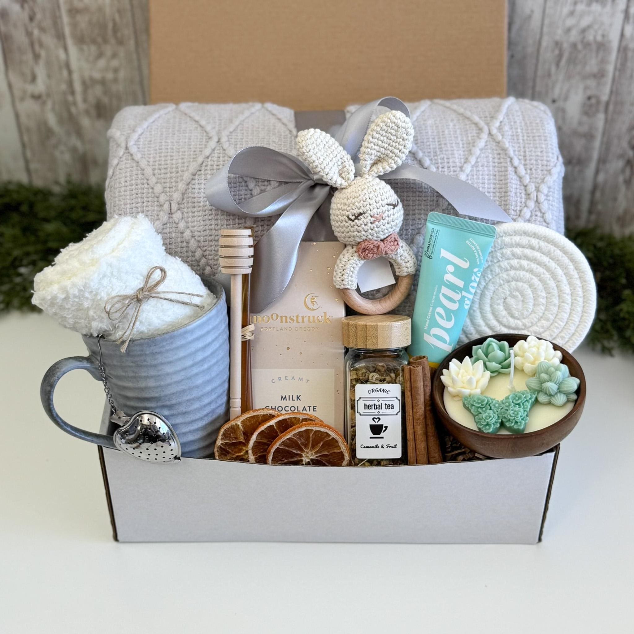 Pregnancy Care Package for Mom to Be, Postpartum Gift Box, New Mom ...