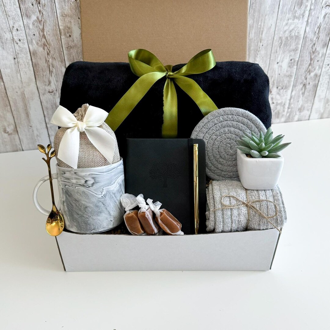 Hygge Gift Box for Men, Get Well Soon Gift Basket for Him, Hygge Get ...