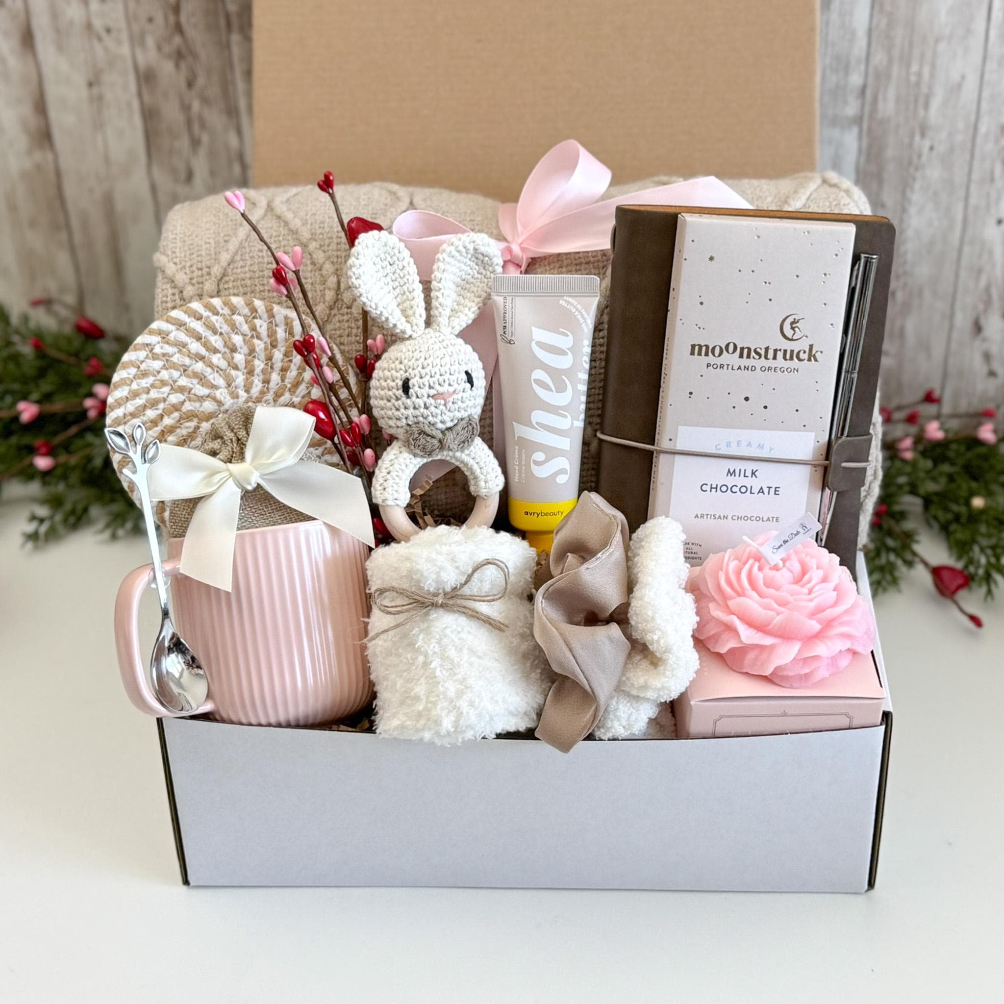 Mommy and Daddy Baby Gift Basket, Maternity Care Package, First Time ...