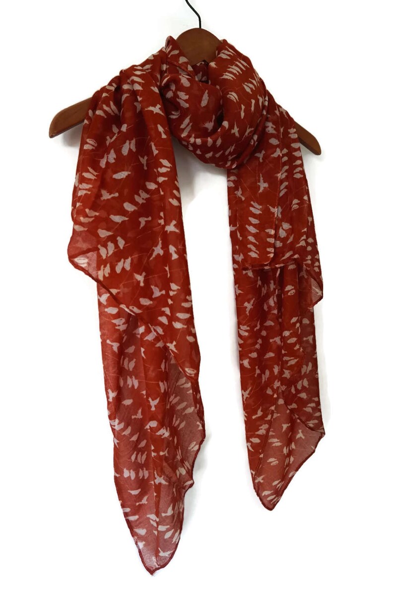 Copper Scarf / Spring Summer Scarf / Women Scarves / Infinity - Etsy