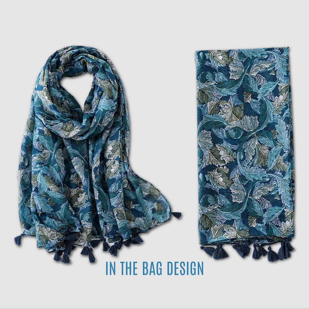 Blue Turquoise Scarf Personalized Gifts Infinity Scarves Summer Wrap ...
