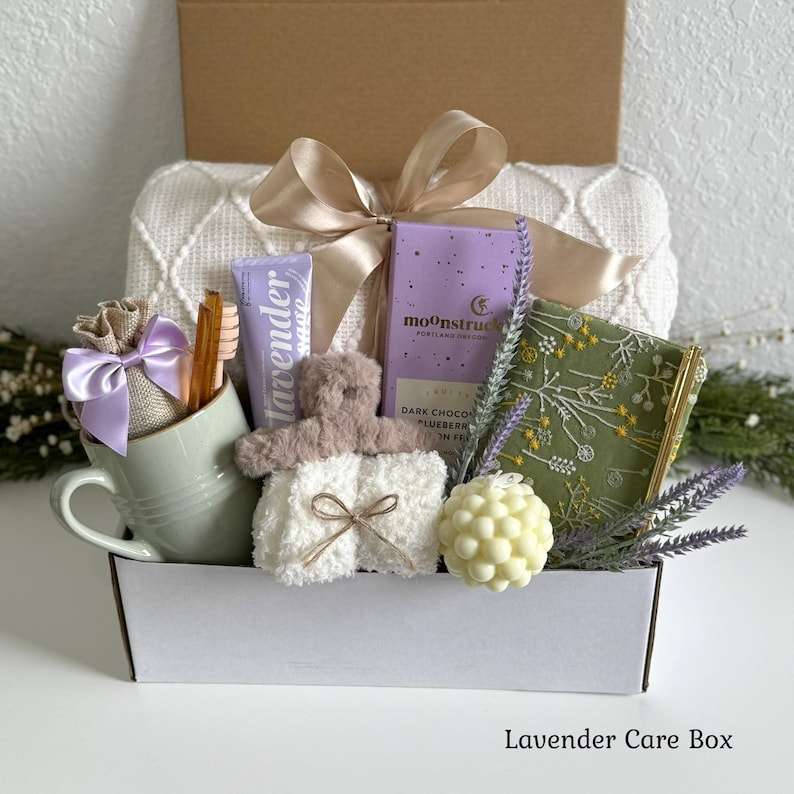 Gift Baskets for Women, Hug in a Box for Women Gift Set, Hygge Gift Box ...