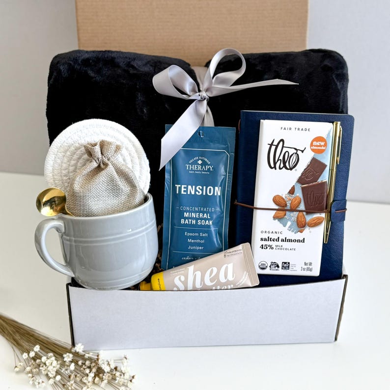Hygge Gift Box for Men, Get Well Soon Gift Basket for Him, Hygge Get ...