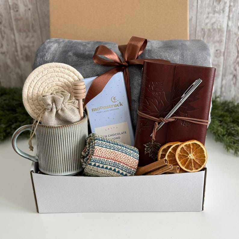 Hygge Gift Box for Men, Get Well Soon Gift Basket for Him, Hygge Get ...