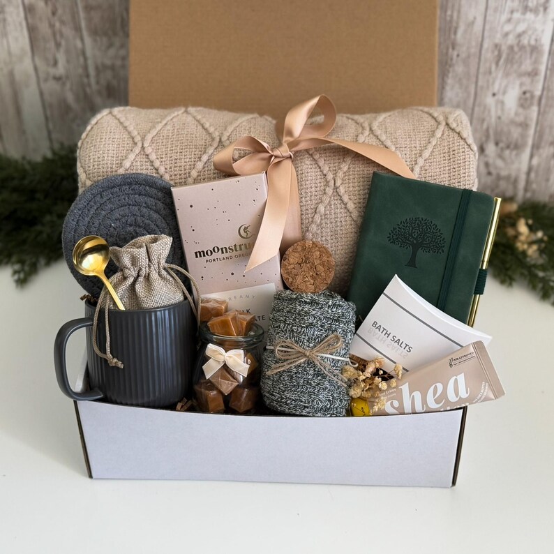 Gift Basket for Men, Cozy Gift Box for Him, Care Package for Him ...