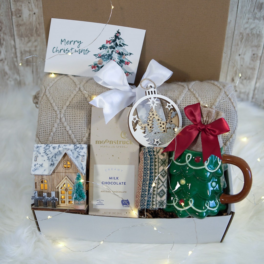 Christmas Gifts Gift Box, Holiday Gift Box, Happy Birthday Box, Hygge ...