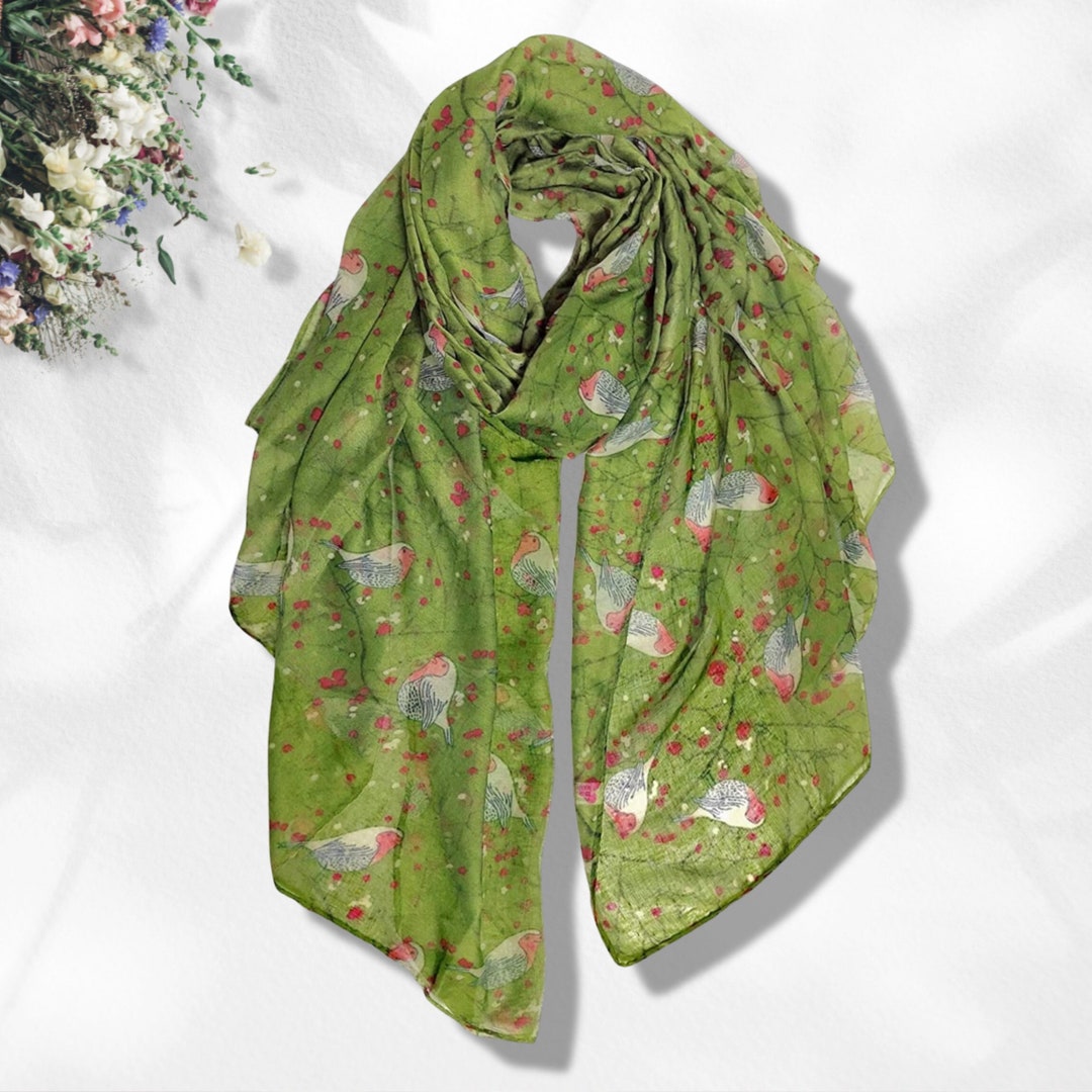 Olive Green Scarf Summer Women Infinity Scarf Mothers Day Gift for Her ...