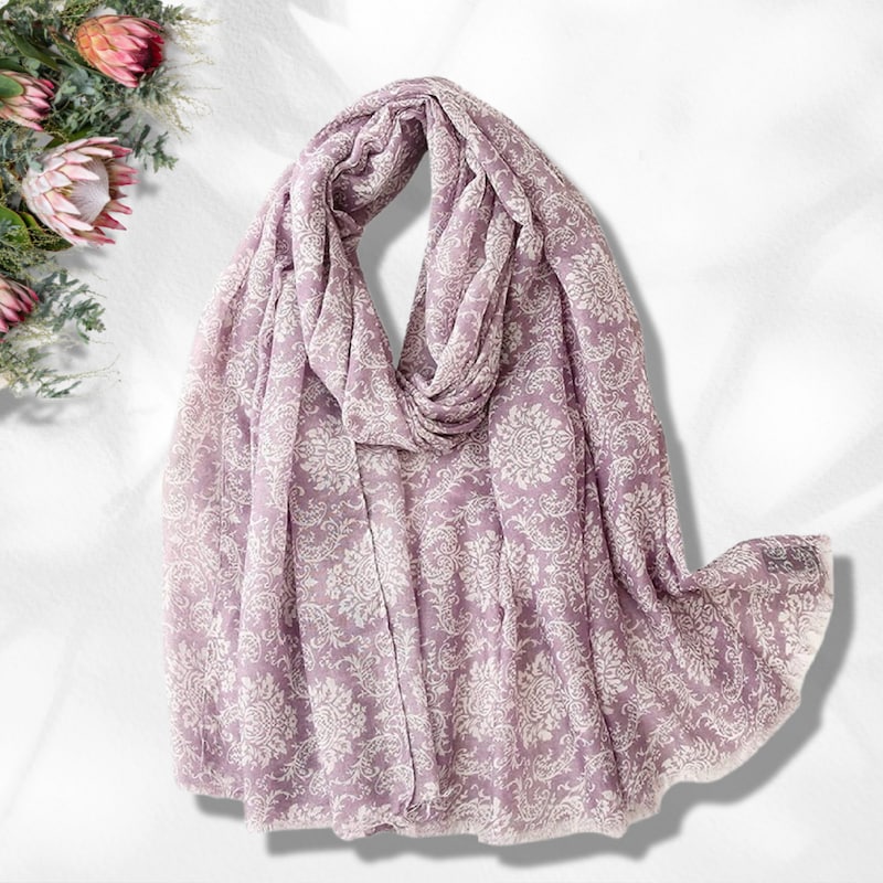 Lavender Scarf - Etsy
