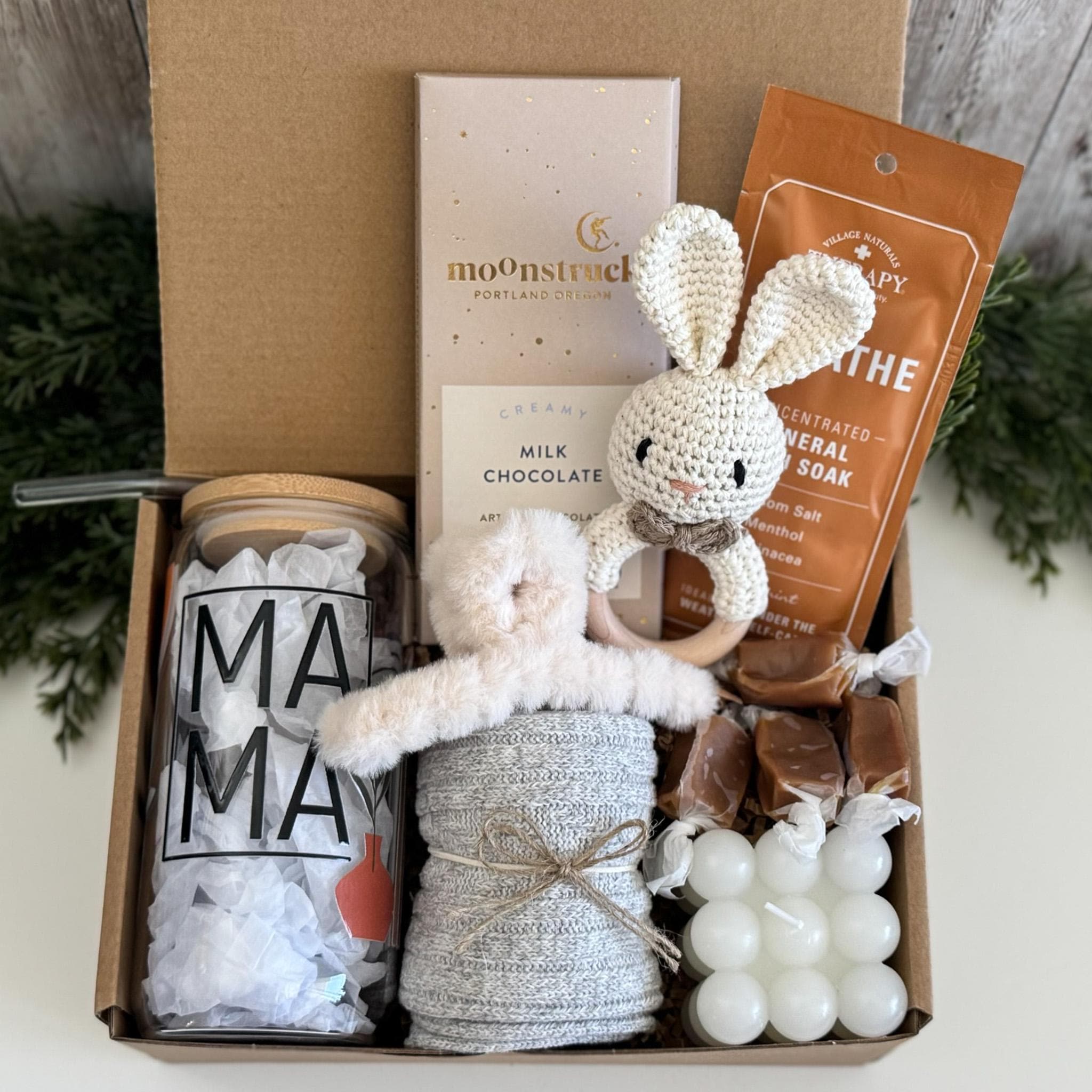 New Mom and Dad Gift Basket, New Baby and Mom Gift Basket, Postpartum ...