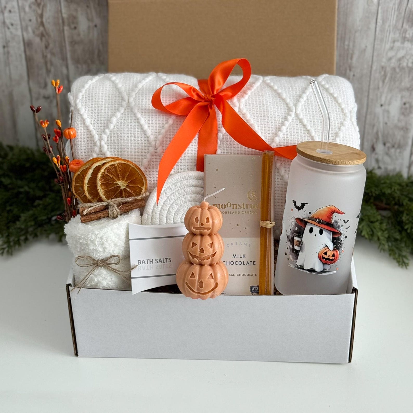 Thank You Gift Basket, Cozy Gift Box With Blanket, Mentor Gift Woman ...