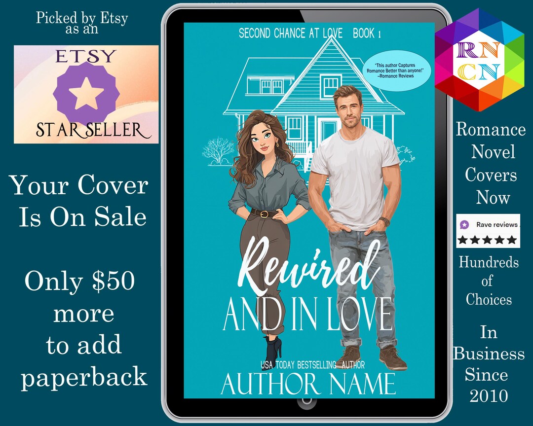 Rewired and in Love: Romance Book Cover Indie Budget Covers ...