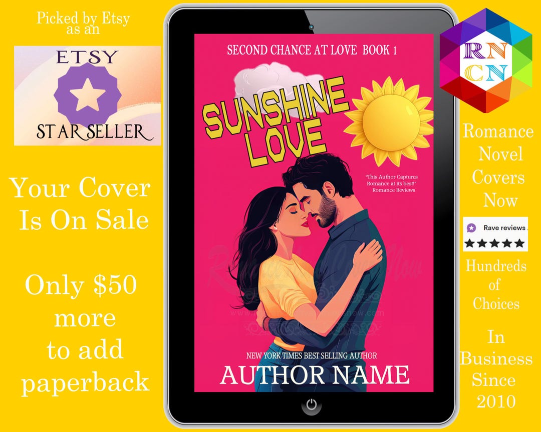 Sunshine Love: Romance Book Cover Indie Authors Budget, Romance Cover ...