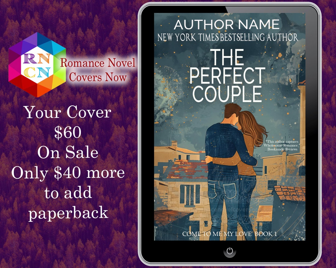 The Perfect Couple: Premade Book Cover Sweet Wholesome Romance ...