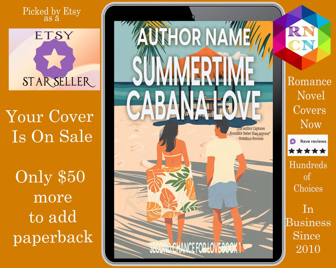 Summertime Cabana Love: Romance Book Cover Indie Authors Budget Covers ...