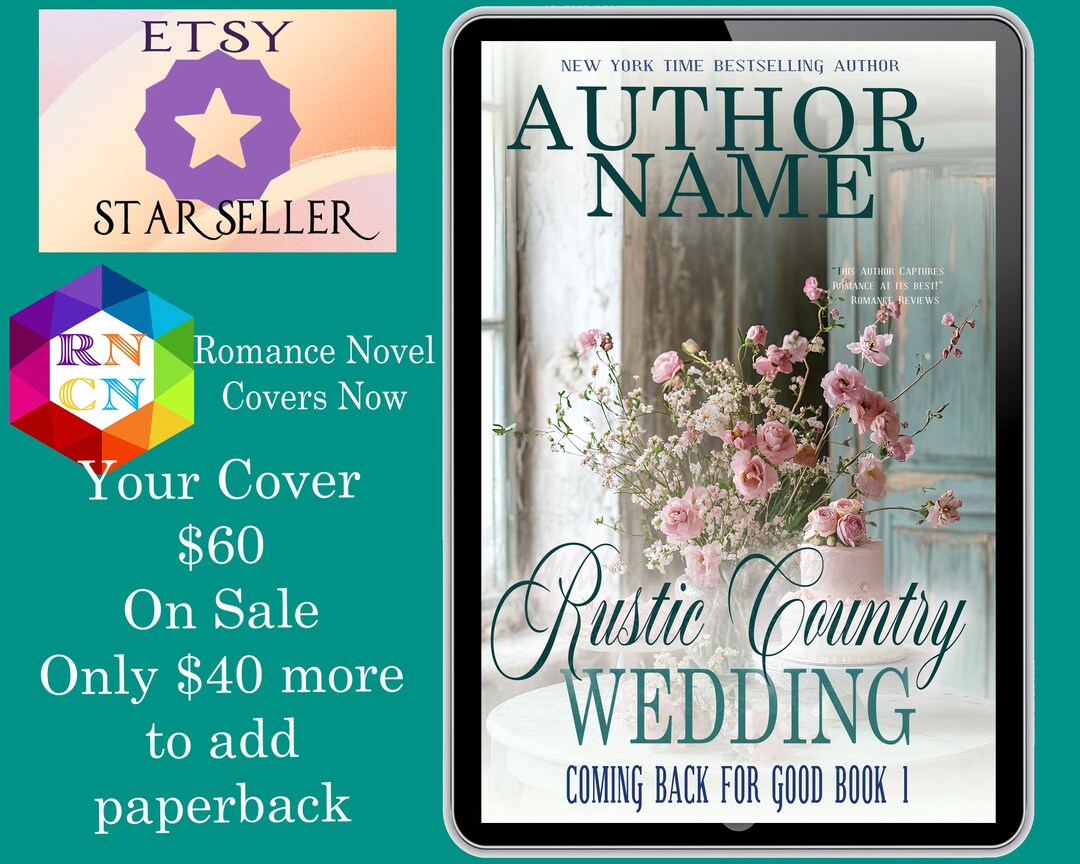 Rustic Country Wedding: Romance Book Cover Indie Authors Budget Covers ...