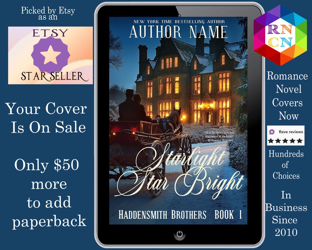 Starlight Star Bright: Romance Book Cover Indie Authors Budget Covers ...