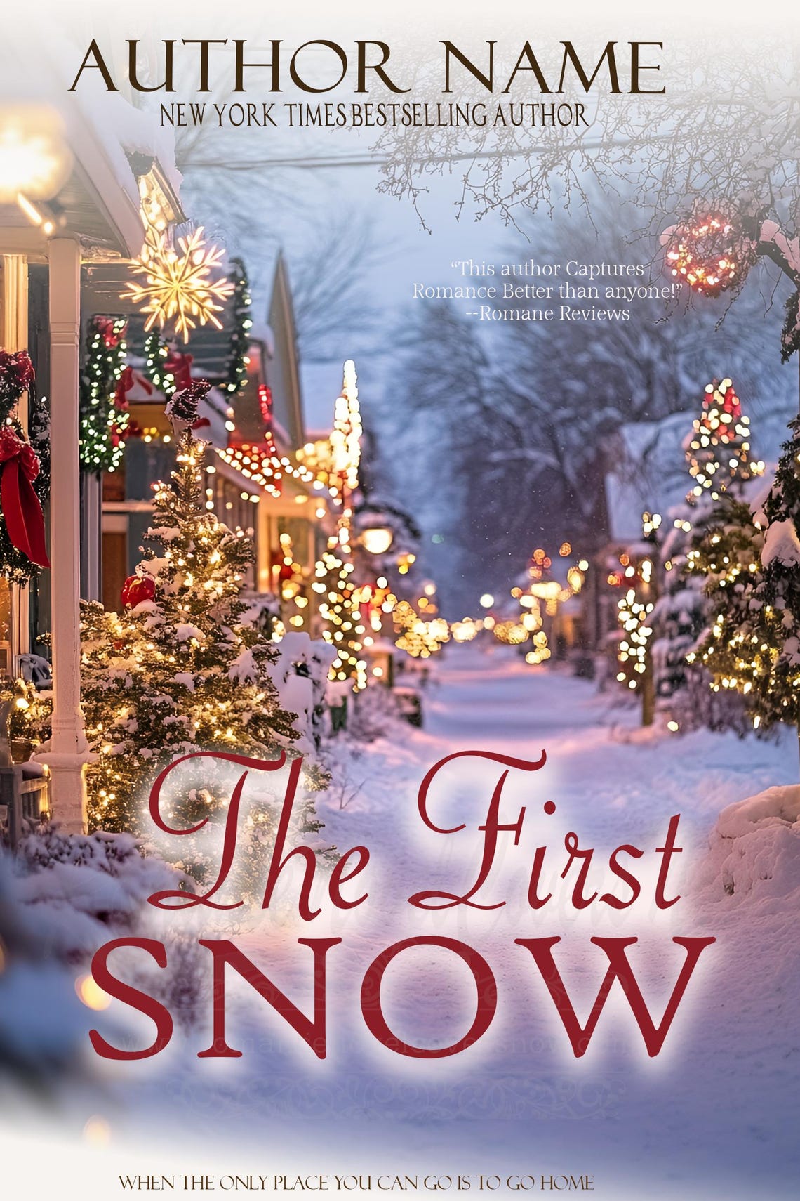 The First Snow: Romance Book Cover Indie Authors Budget Covers, Romance ...