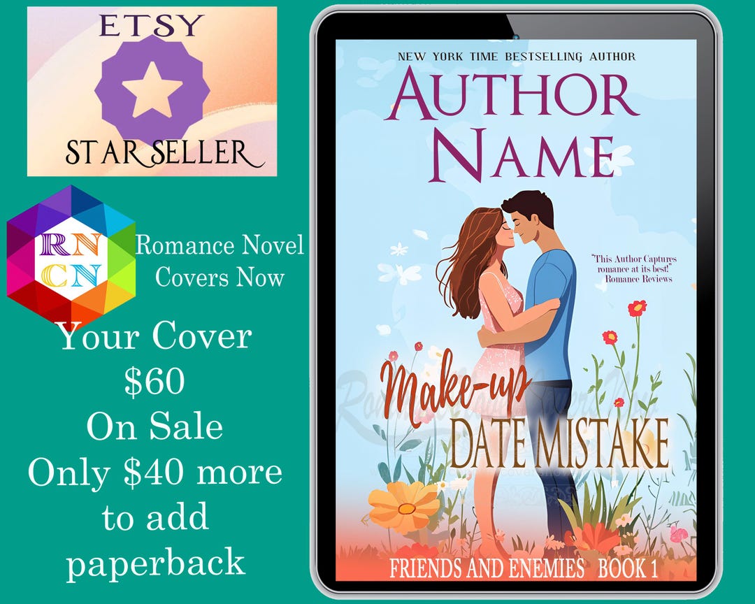 Make -up Date Mistake: Premade Book Cover Sweet Wholesome Romance ...
