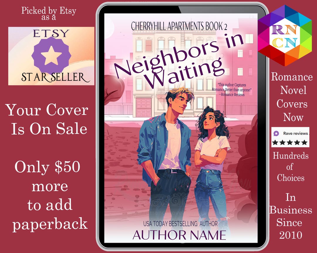 Neighbors in Waiting: Romance Book Cover Indie Authors Budget, Romance ...