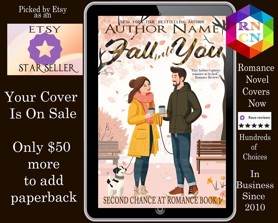 Fall Into You: Premade Book Cover Sweet Wholesome Romance, Small Town ...