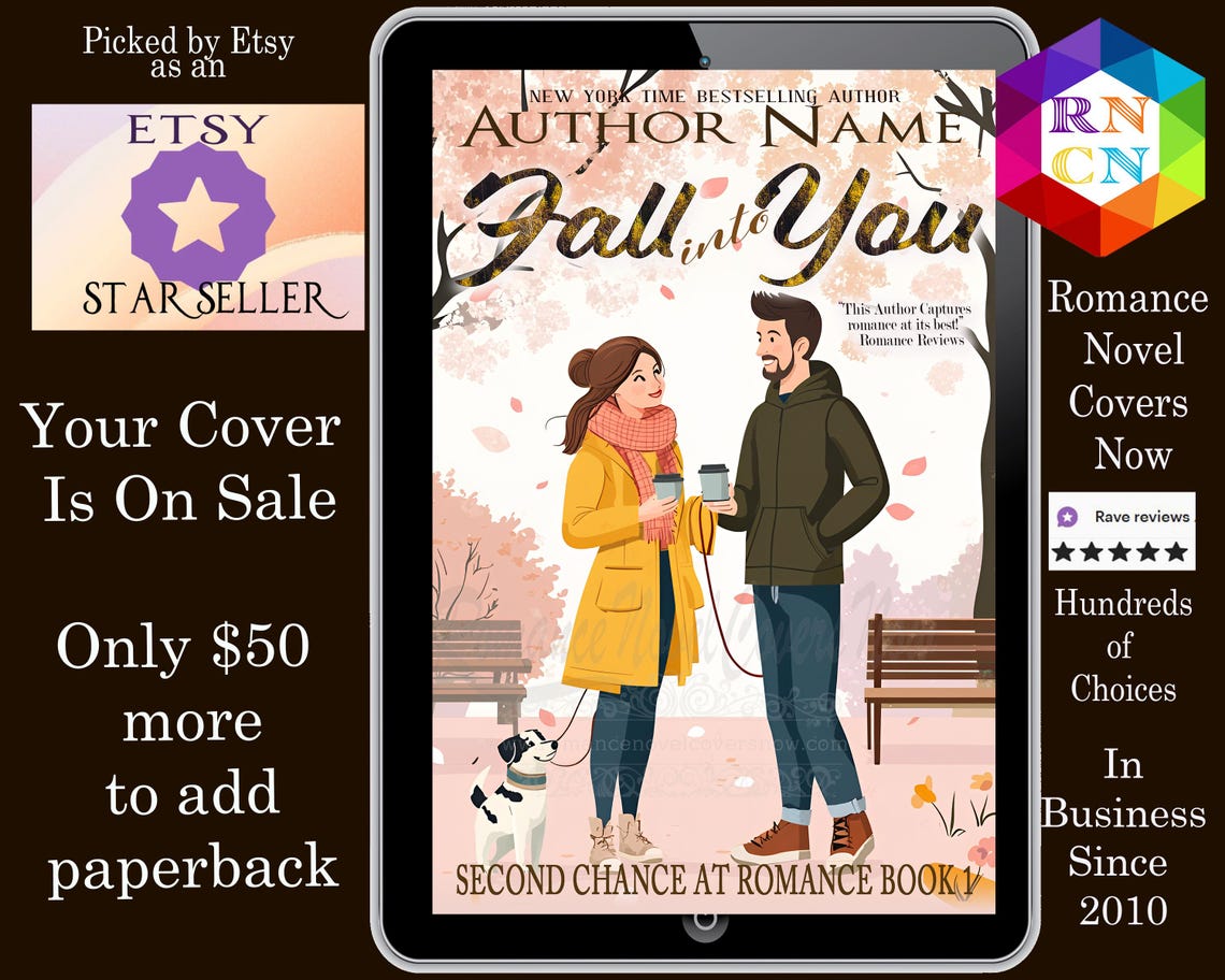 Fall Into You: Premade Book Cover Sweet Wholesome Romance, Small Town ...
