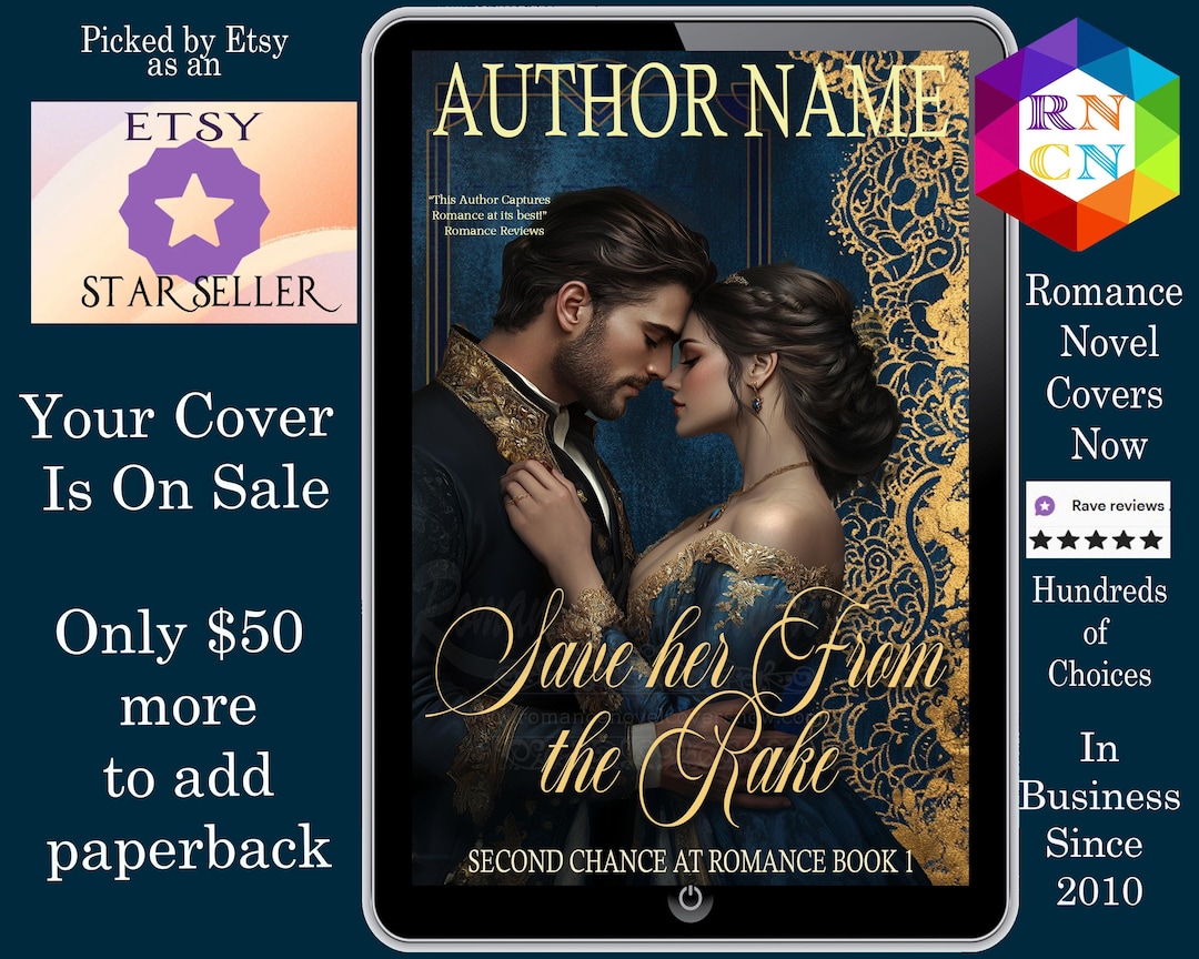 Save Her From the Rake Rake: Historical Romance Book Cover Indie Self ...