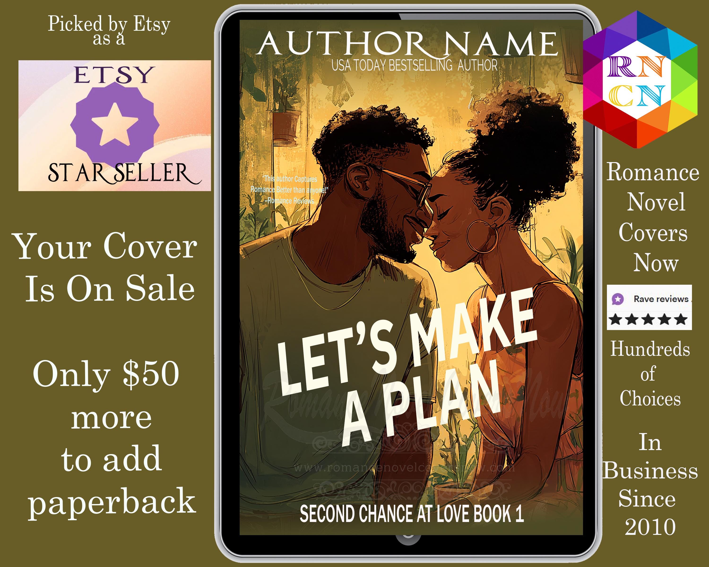 Let's Make a Plan: Romance Book Cover Indie Authors Budget, Black ...