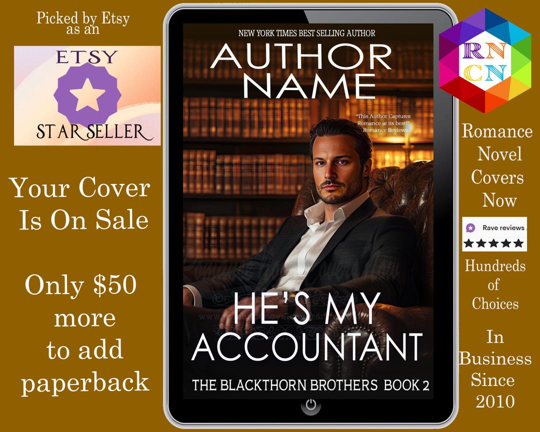 He's My Accountant: Premade Book Cover Romance, Contemporary Romance ...