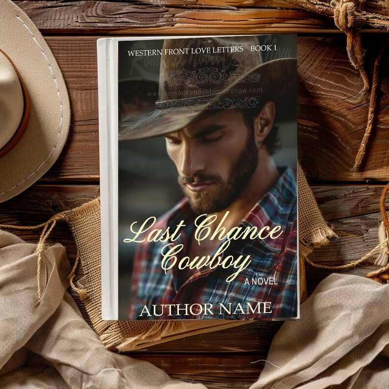 Last Chance Cowboy: Western Romance Book Cover, Premade Book Cover ...