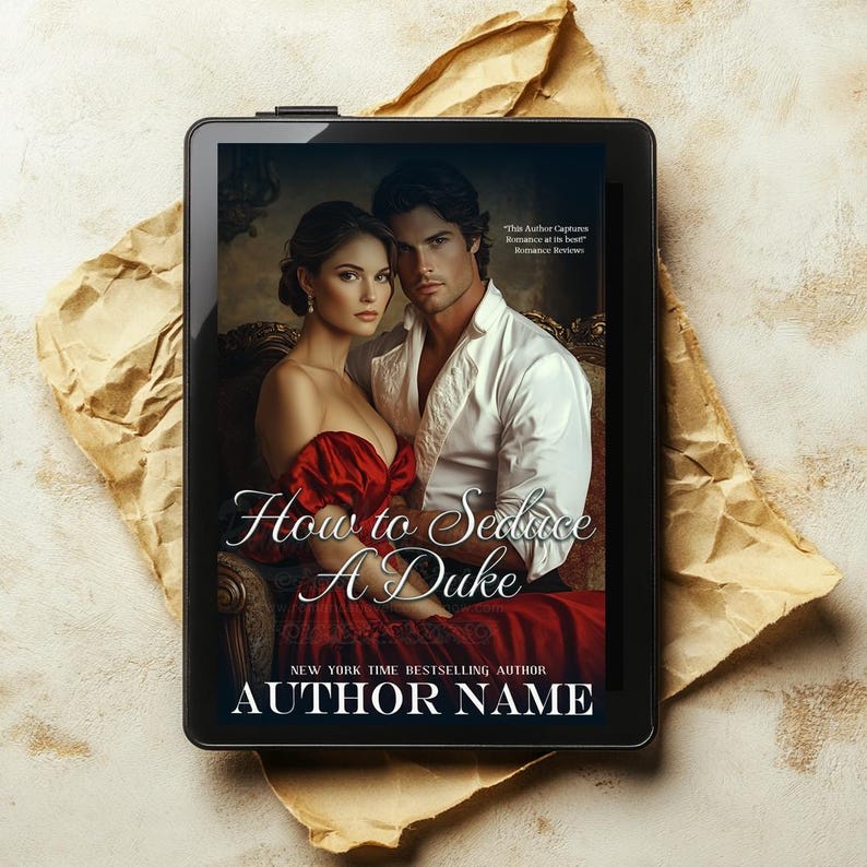 How to Seduce a Duke: Romance Book Cover Indie Authors Budget Covers, Romance Cover, Victorian ...