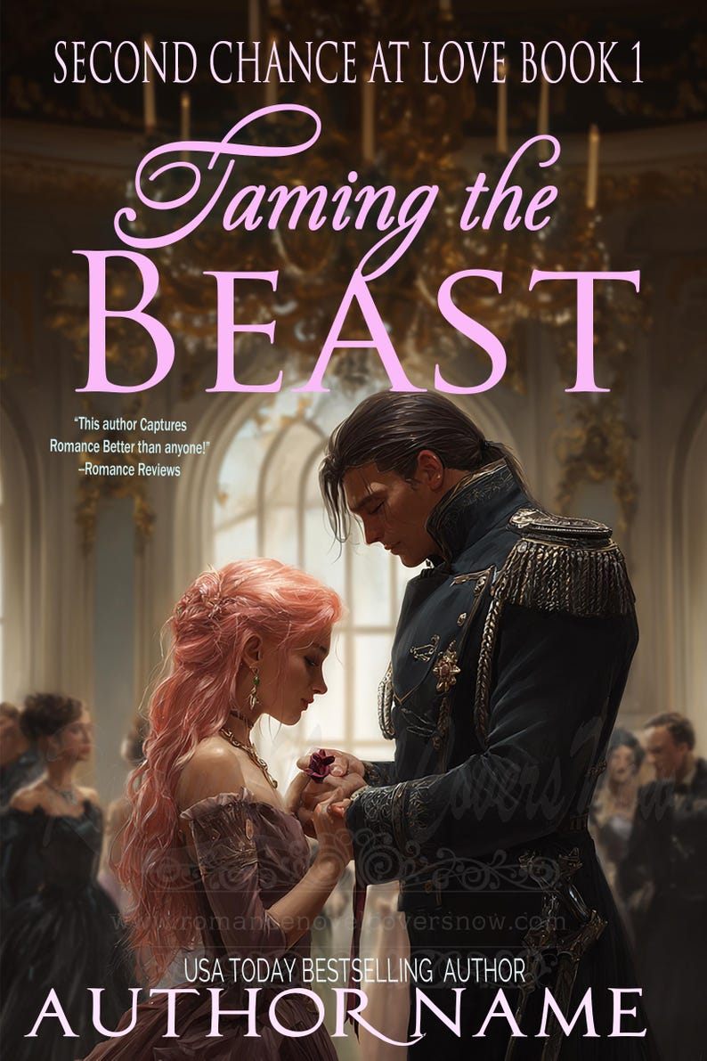 Taming the Beast: Historical Romance Book Cover Indie Self Publishing ...