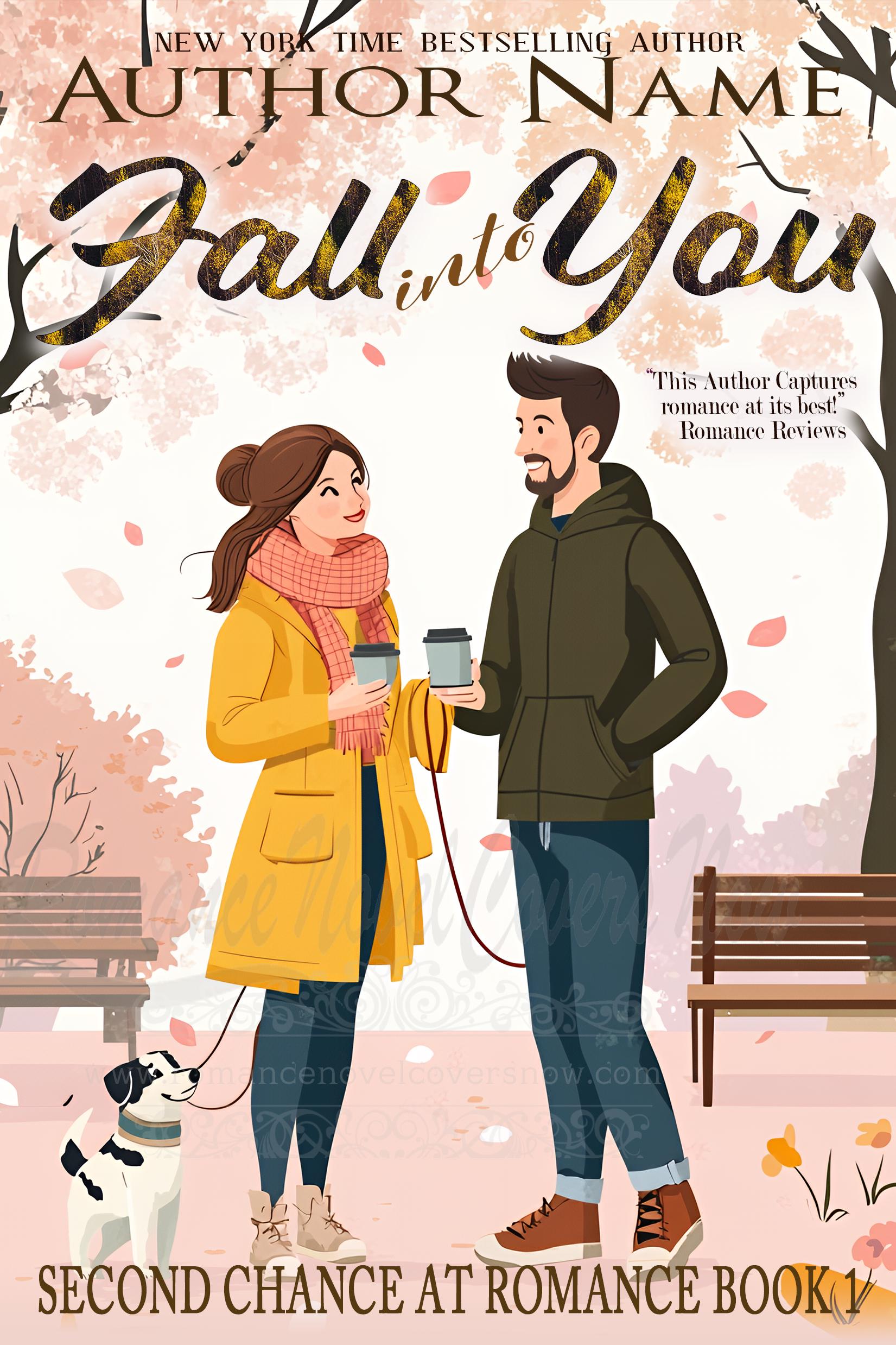 Fall Into You: Premade Book Cover Sweet Wholesome Romance, Small Town ...