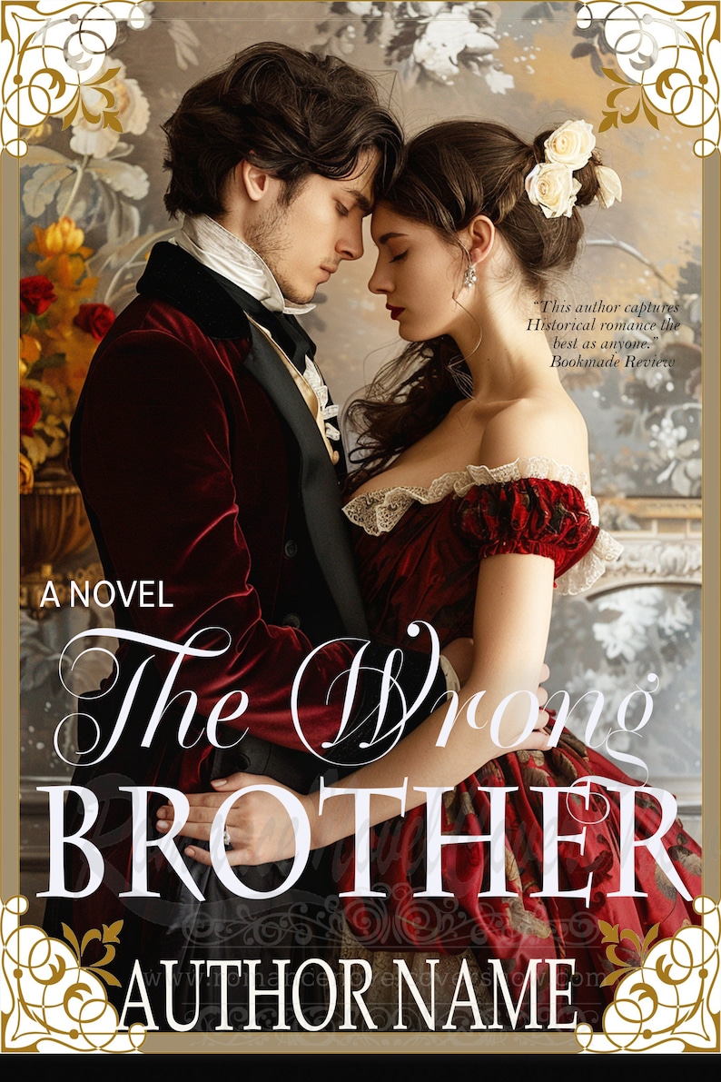 Historical Romance Book Cover, Premade Book Cover, Historical, Victorian Regency Romance, Ebook ...
