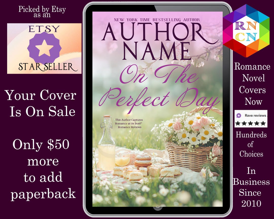 On the Perfect Day: Premade Book Cover Sweet Wholesome Romance ...