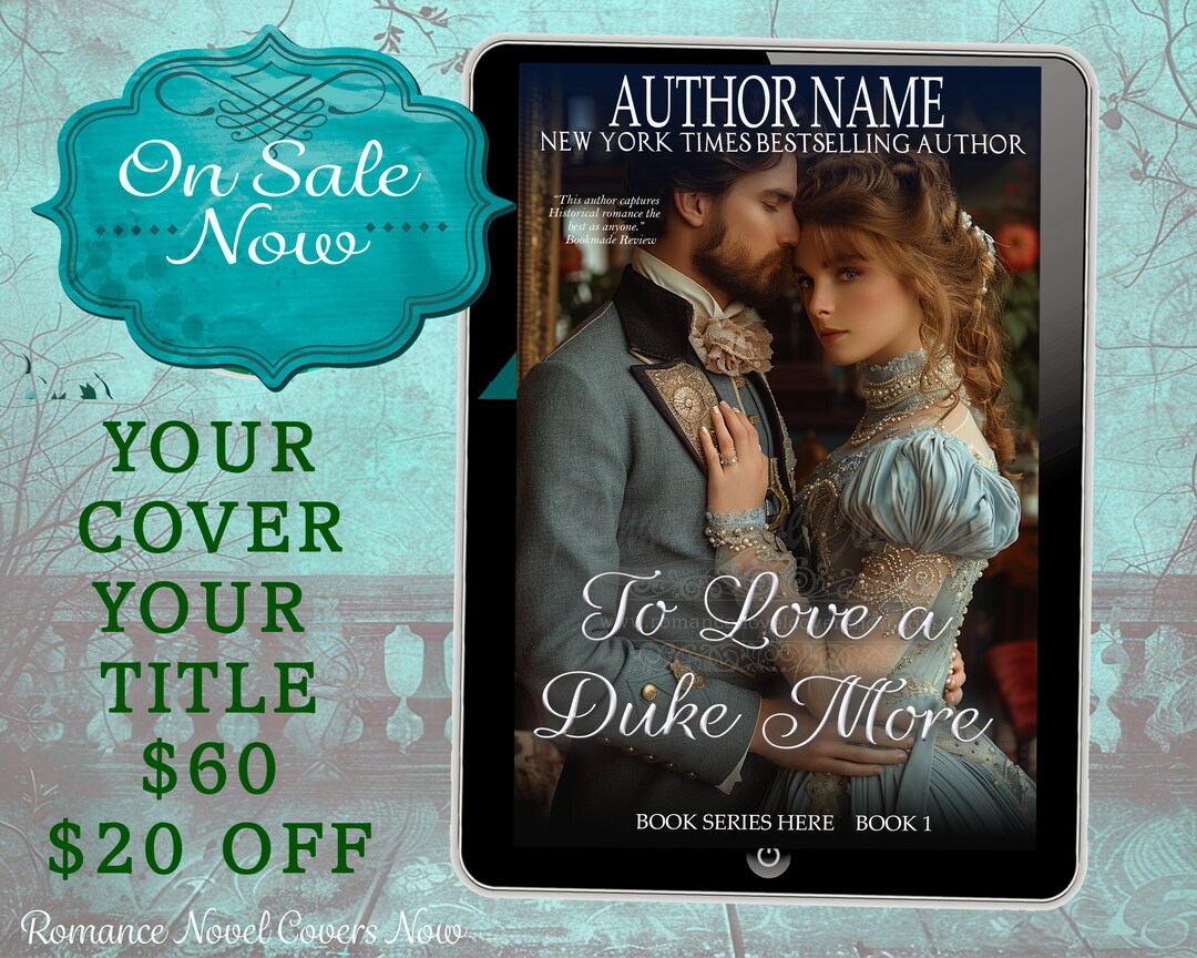 EBOOK COVER DUKE: Historical Romance Book Cover, Premade Book Cover ...
