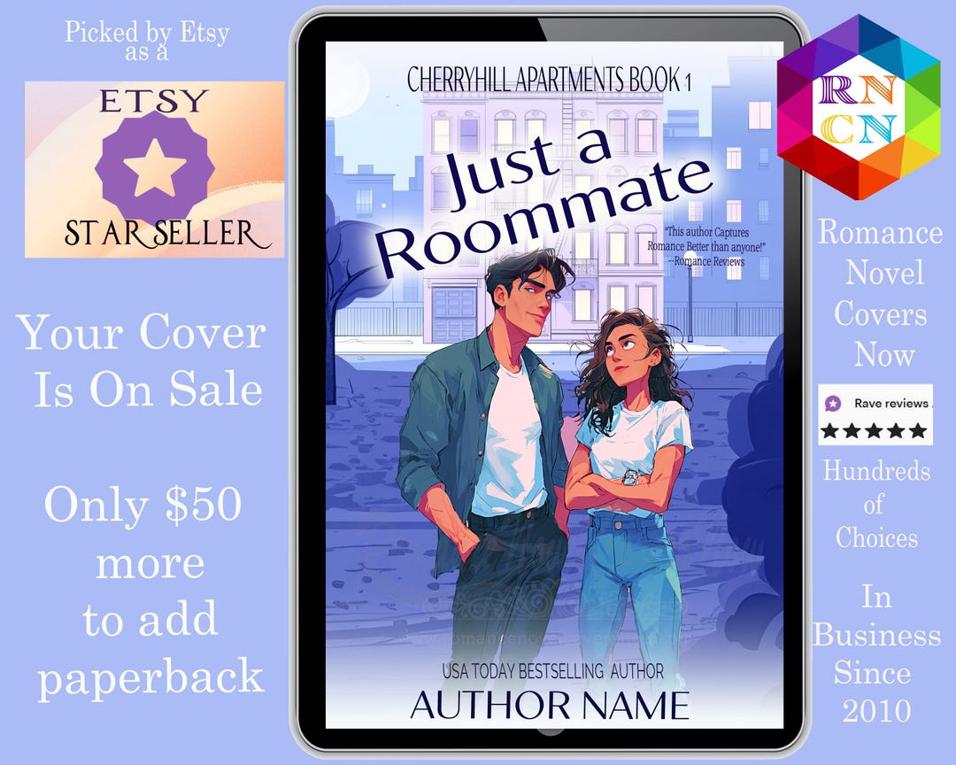 Just a Roommate: Romance Book Cover Indie Authors Budget, Romance Cover ...