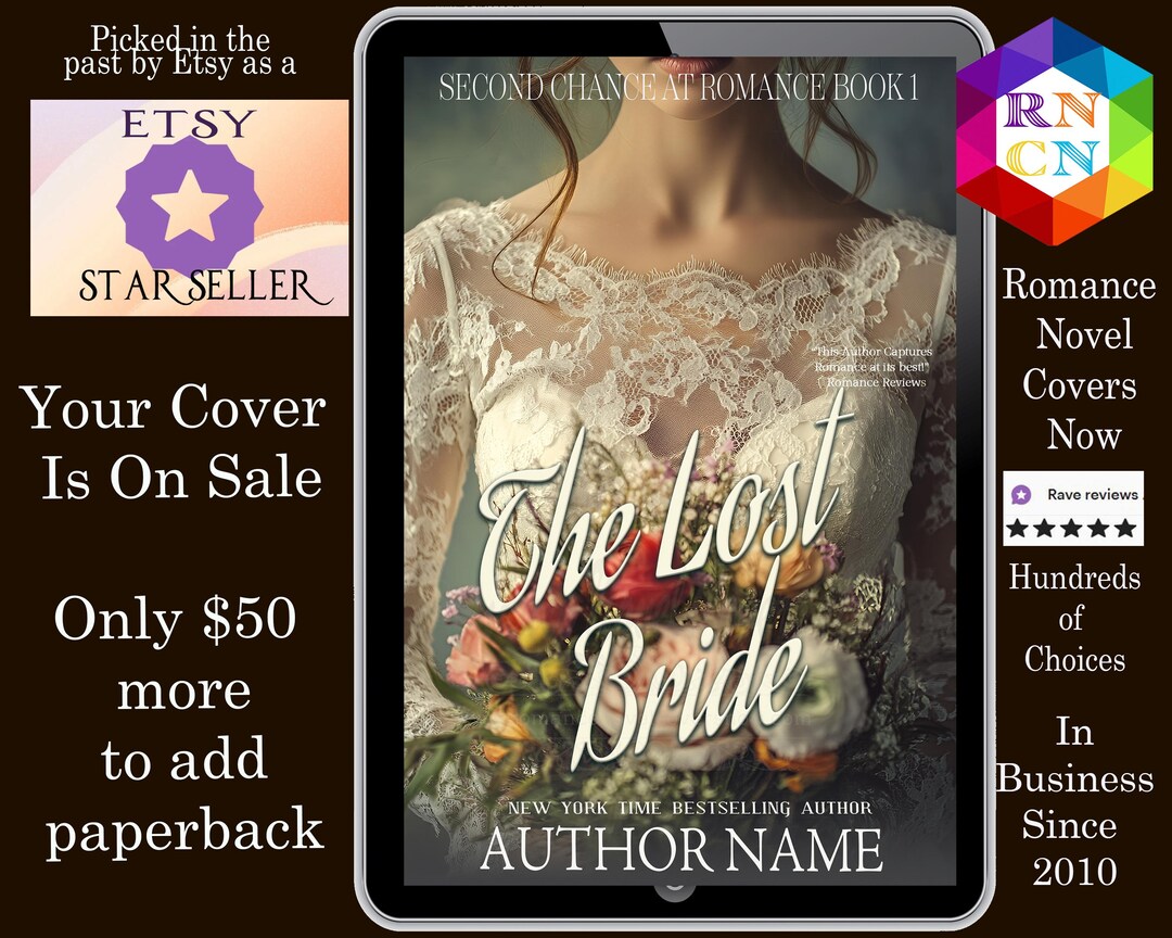 The Lost Bride: Premade Book Cover Sweet Wholesome Romance ...