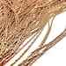 50 Yards Rounded Cobra Chain Brass Based Snake Chain Serpentine 3 Size ...