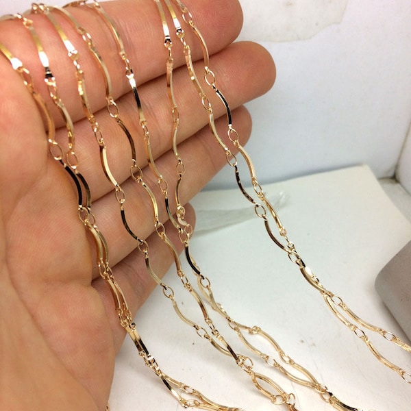 Curved Bar Chain - Etsy