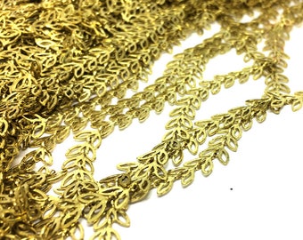 5/10 Chevron Chain Cut Out Hollow Out Fish Bone Findings | Etsy