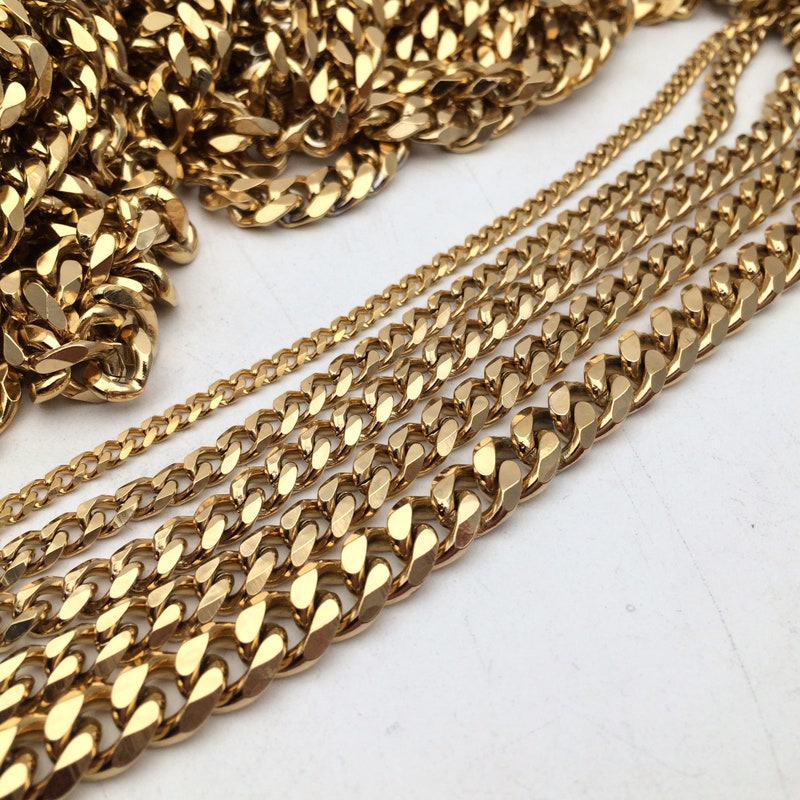 Non Tarnish Gold Chain - Etsy