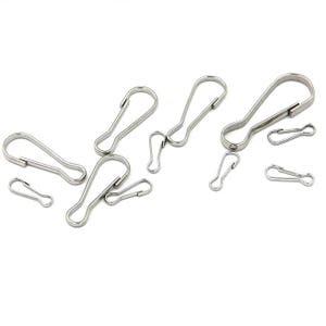 100pcs Stainless Steel Key Clasp Snap Clips 13.5/25/32mm - Etsy