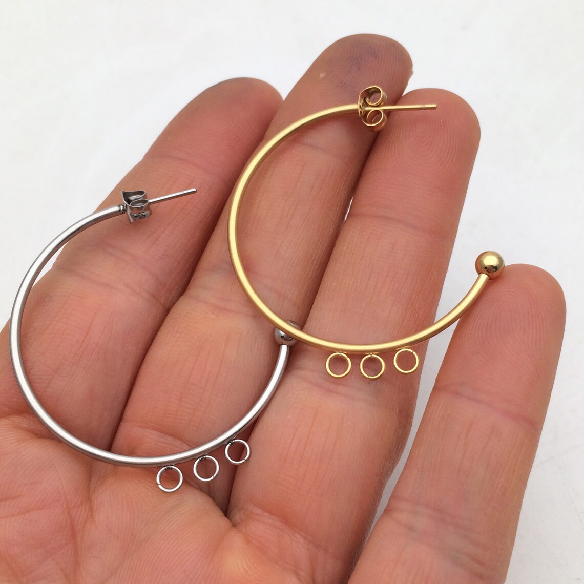 20/50pcs Minimalist Non Tarnished 18K Real Gold Plated | Etsy