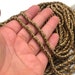 2/5 Meters Twisted Round Fox Tail Chain Raw Brass 5.0mm Jewelry ...